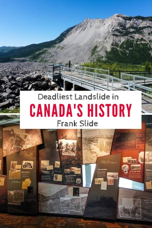 Standing on Top of Canada's Deadliest Landslide at Frank Slide, Alberta ...