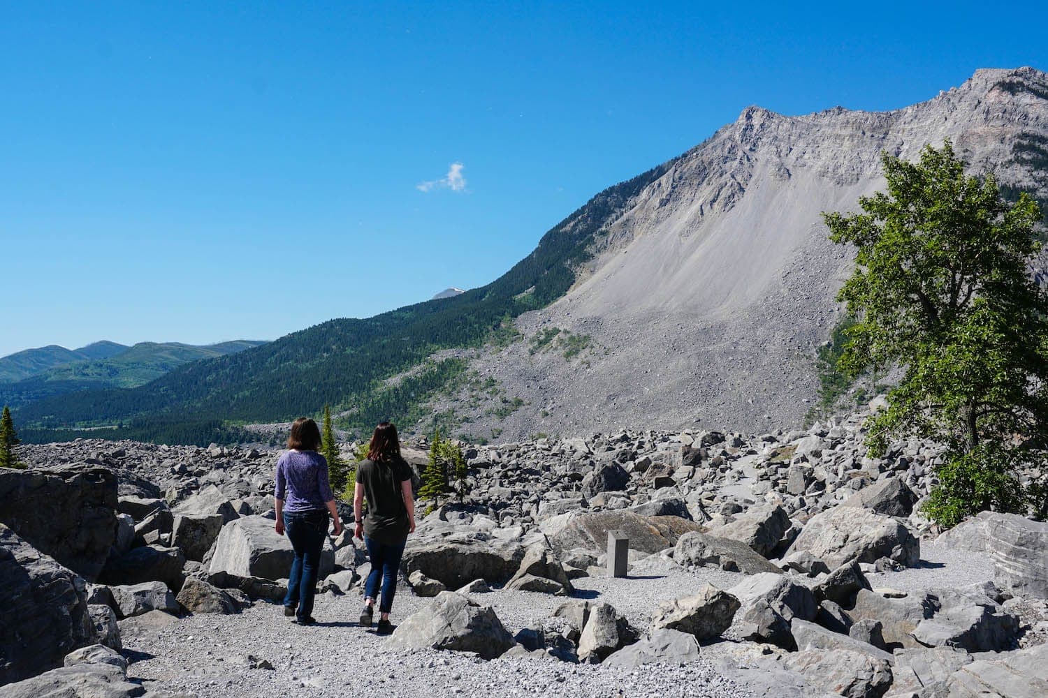 Standing on Top of Canada's Deadliest Landslide at Frank Slide, Alberta ...